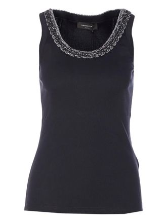 Fabiana Filippi d&eacute;bardeur &agrave; ornements - Bleu