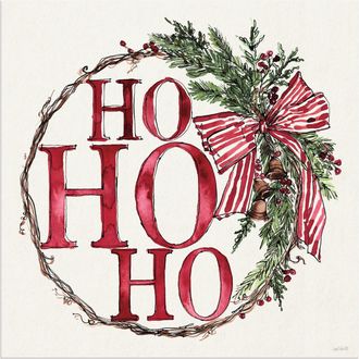 Artland Wandbild Weihnachten auf Alu Verbundplatte 30x30 cm - Winterbild,Winter Adornment V - Weihnachtsdeko f&uuml;r Innen & Outdoor U5ZD