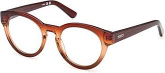 Emilio Pucci Pucci EP5282 050 Monture de lunettes pour femme Marron clair/d&eacute;grad&eacute; 50/21/140