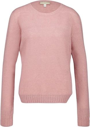 120% Lino Femme, Pulls, Rose, Taille: 42 FR Pull ras du cou en m&eacute;lange de cachemire