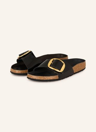 Birkenstock Pantoletten Madrid Big Buckle schwarz