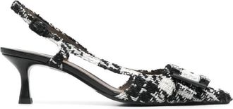 Roberto Festa Milano Hohe Schuhe - Pointed Square Toe Slingback - Gr. 36 (EU) - in Beige - f&uuml;r Damen