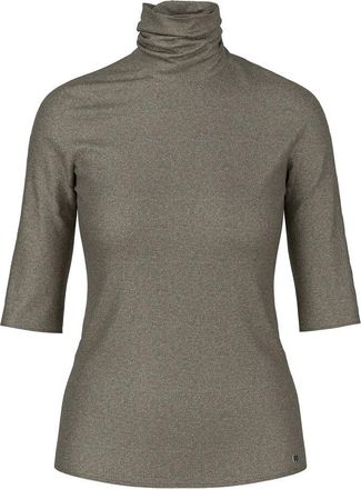 Marc Cain Damen T-Shirt aus schimmerndem Stoff