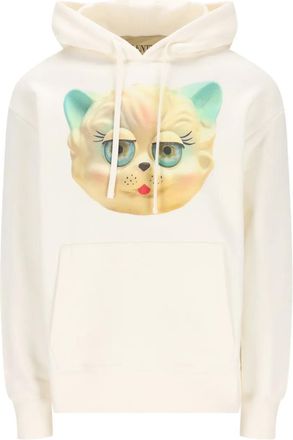 Valentino Garavani graphic-print hoodie - Nude