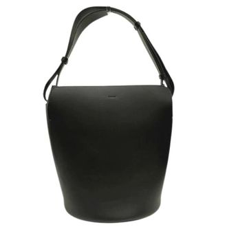 Burberry Sac bandouli&egrave;re en cuir Pre-owned - Femme - Pre-owned - Noir - Taille: ONE Size