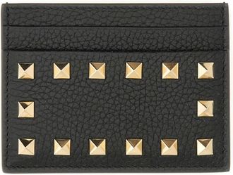 Valentino Garavani Portemonnaie - Rockstud Card Holder - Gr. unisize - in Schwarz - für Damen