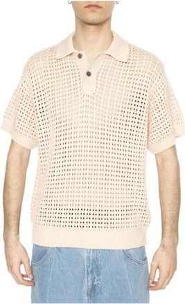 Obey Homme, Tops, Rose, Taille: S Polo en maille