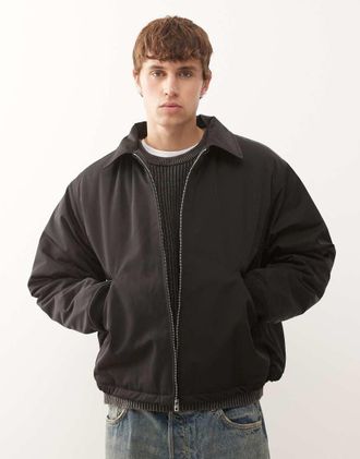 Weekday Nylonjacke in Schwarz