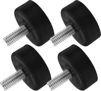 Holibanna 4 St&uuml;ck Verstellbare M&ouml;belf&uuml;&szlig;e Gummipuffer Schrauben rutschfeste Sto&szlig;d&auml;mpfende Tisch Stuhlf&uuml;&szlig;e H&ouml;henverstellbare Nivellierf&uuml;&szlig;e f&uuml;r M&ouml;bel Geeignet f&uuml;r 