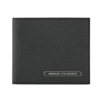A|X Armani Exchange Ledergeldb&ouml;rse mit Innentaschen - - Accessories - Herren - Schwarzk - ONE SIZE