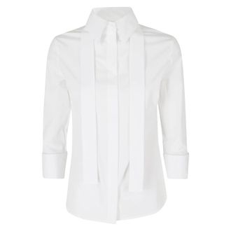 Elisabetta Franchi Hemd mit Sch&auml;rpen - - Blouses & Shirts - Damen - Wei&szlig; - S