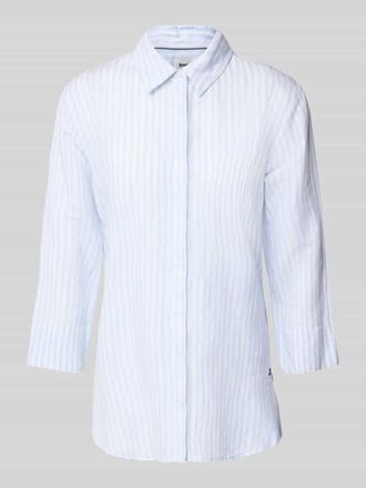 Brax Regular Fit Leinenbluse mit 3/4-Arm Modell Vickie