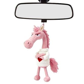 Generic Porte-cl&eacute;s en forme de cheval, d&eacute;corations de sac &agrave; dos en peluche 2026 | Ann&eacute;e du cheval | Pour adultes, gar&ccedil;ons et filles, anniversaire, remise de d