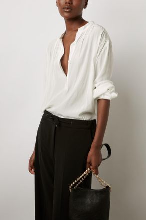 Gerard Darel Pantalon droit en microfibre - CLOELIA - Noir