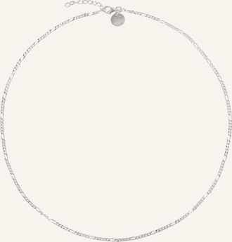 Pompidou Halskette Figaro 3mm By Glambou silber