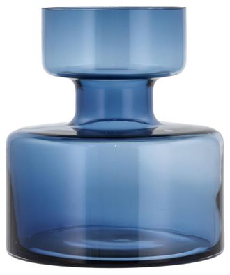 Lyngby Glas Tubular Vase 20 cm Blau
