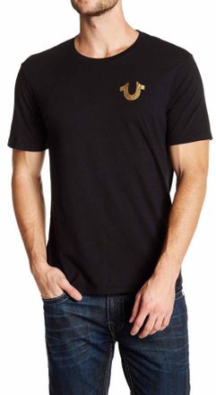 True Religion Herren Big Buddha Tee T-Shirt, Schwarz, XX-Large
