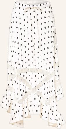 Claudie Pierlot Claudie Pierlot Rock Mit Lochspitze Und Plissees beige