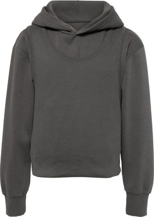 Maison Margiela Hoodie mit Patch - Grau