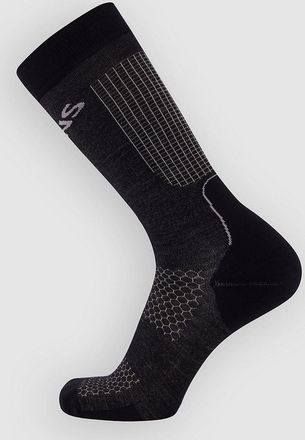 Mons Royale Pro Lite Merino Snow Funktionssocken black