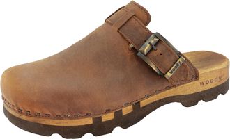 Woody Herren Lukas Clog, Tabacco, Größe 44