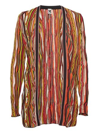Missoni cardigan à rayures - Rouge