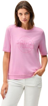 Cecil Damen Shirt mit Wording Artwork