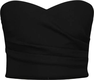 Emme Di Marella Emme DI Marella, Femme, Tops, Noir, Taille: 36 FR Vagone Bustier Top