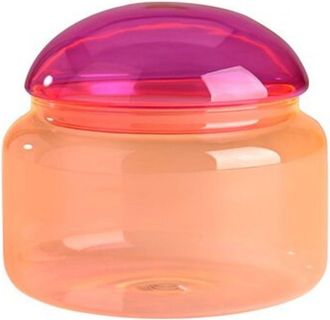 Gift Company Voile, Glasdose, L, Borosilikatglas, pink/orange, gs