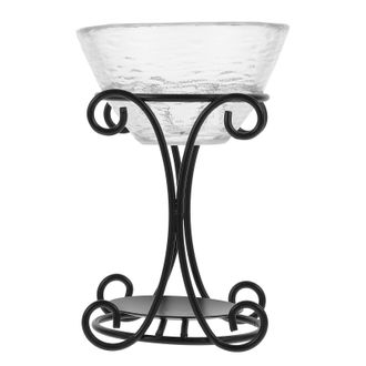 BESPORTBLE Europ&auml;ischer Eisen Aroma Diffuser Brenner mit Hochwertigem Glas &Auml;therischer &Ouml;l Brennofen f&uuml;r Haushalt B&uuml;ro Teezeremonie und Dekoration Stilvolle R&auml;uch