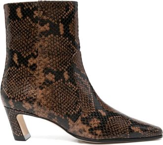 Stuart Weitzman Femme, Chaussures, Brun, Taille: 40 EU Bottines Marron pour Femmes