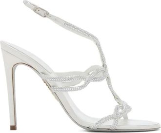 Rene Caovilla Femme, Chaussures, Blanc, Taille: 36 1/2 EU Cleo Sandal