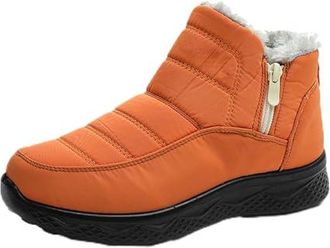 Generic Bottes de neige chaudes pour femme, imperméables, isolées, larges, antidérapantes, doublure douce et confortable, talon bas, tendance pour femme, Oran