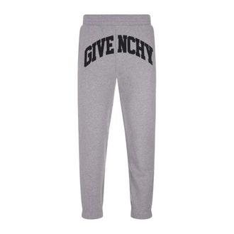 Givenchy Baumwoll-Logo-Sweathose - - Trousers - Herren - Grau - S