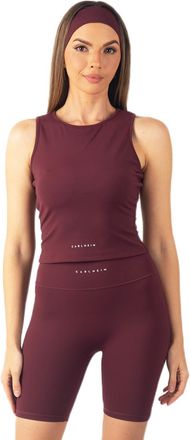Carlheim Womens Serenita Active Collection Tank top, Burgundy, X-Large