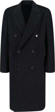 Lardini Manteau Au Genou - Noir