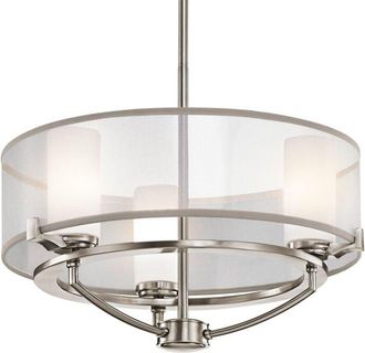 Kichler [NEUWERTIG] Kichler Kronleuchter Pendelleuchte Saldana Led Lampe Leuchte Dreiflammig 80 Cm B-Ware