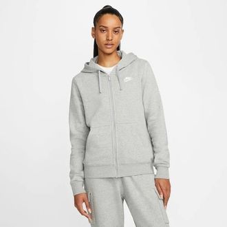 Nike Damen Unterjacke W NSW CLUB FLC FZ HOODIE STD