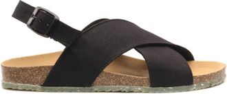 Zouri Herren vegan Sandale Koralle Dunkelschwarz