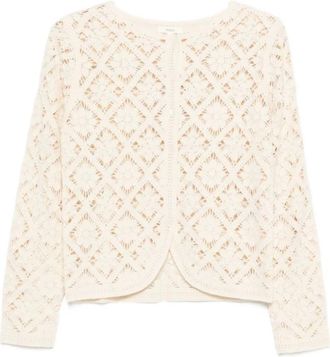 Yerse Yerse, Femme, Pulls, Beige, Taille: 38 FR Cardigan