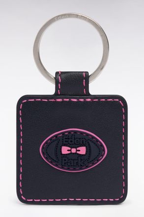 Eden Park Porte-clefs En Cuir Rose