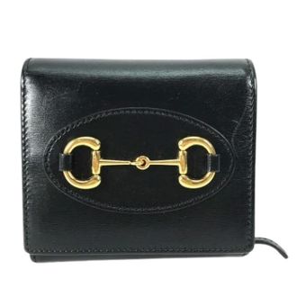 Gucci Pre-owned Cuir petite-maroquinerie - Femme - Pre-owned - Noir - Taille: ONE Size
