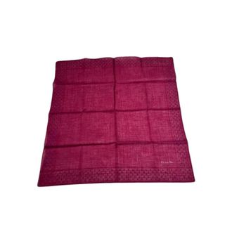Dior Pre-owned Vintage Scarf - Femme - Pre-owned - Violet - Taille: ONE Size