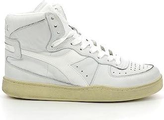 Diadora Heritage Chaussure de Baskets Unisexes pour Moi, Le Basket-Ball Blanc - 45