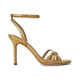 Ralph Lauren Sandales &agrave; talons aiguilles Kendyl - Femme - Chaussures - Jaune - Taille: 42 EU