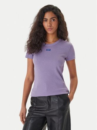 HUGO BOSS T-Shirt Easy 50523924 Violett Slim Fit