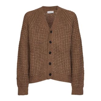 Roberto Collina Cardigan Ml Punto Militare - - Knitwear - Herren - Braun - XL