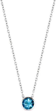 Ti Sento Halsketten - 925er Sterlingsilber Halskette - Gr. unisize - in Blau - f&uuml;r Damen