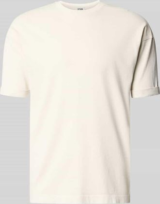 Drykorn T-Shirt mit &Auml;rmelaufschlag und Rundhalsausschnitt