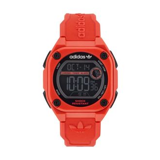 adidas Homme, Accessoires, Rouge, Taille: ONE Size City Tech Two Watch